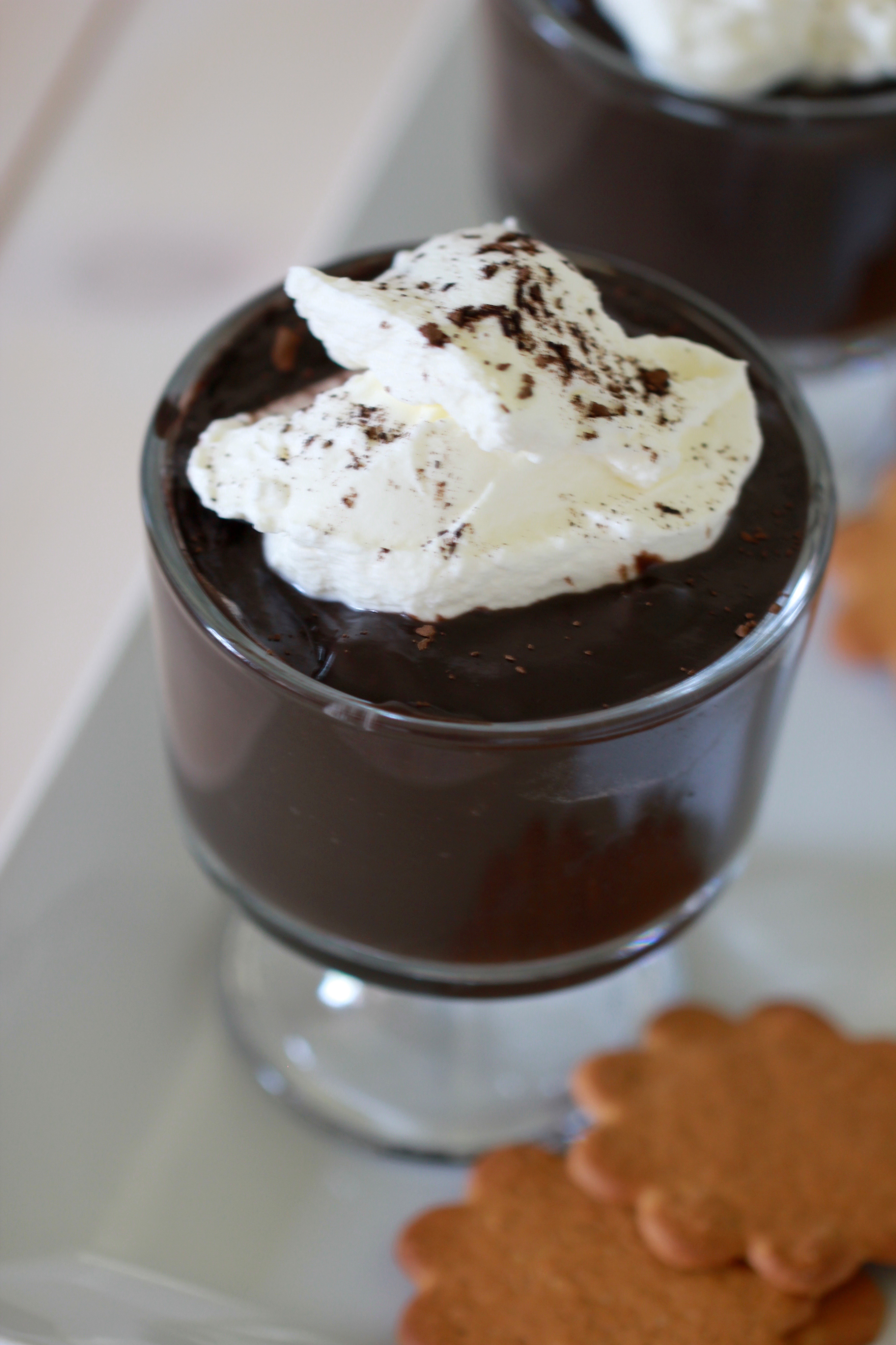 Dark Chocolate Pudding - Chips & Pepper