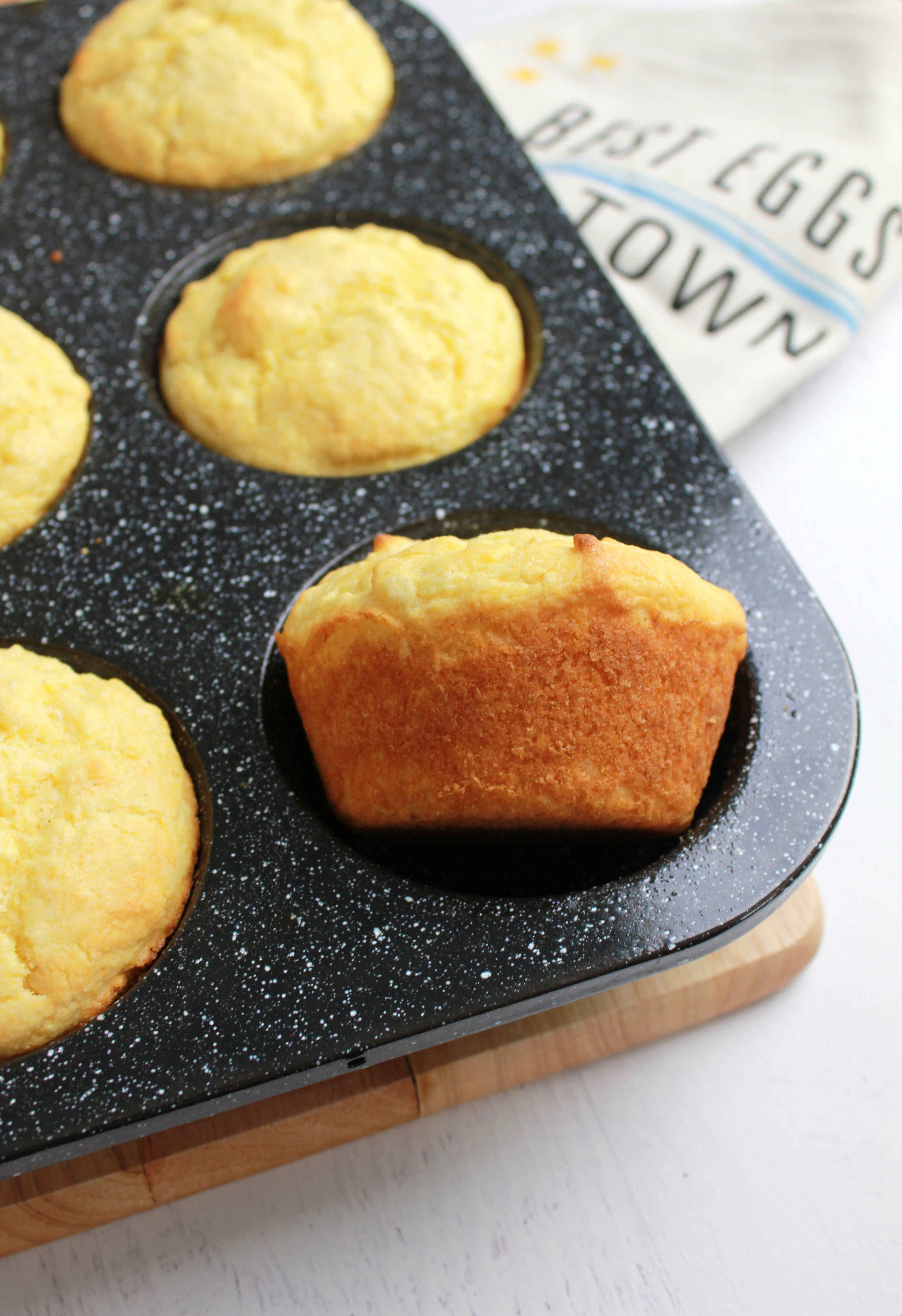 Cornbread Muffins - Chips & Pepper