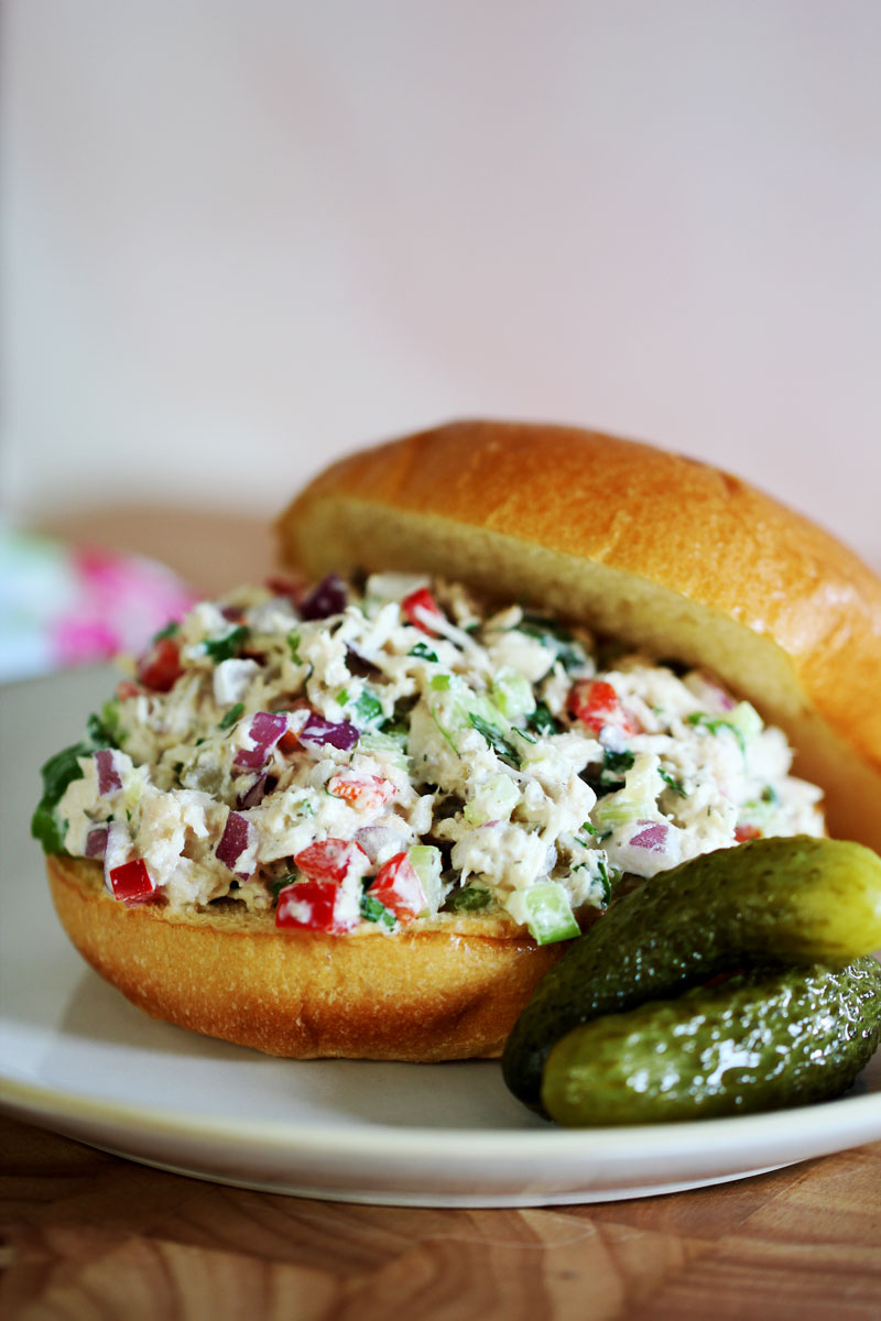 Healthy Tuna Salad Recipe(Easy, Classic & Flavor-Packed) - Chips & Pepper
